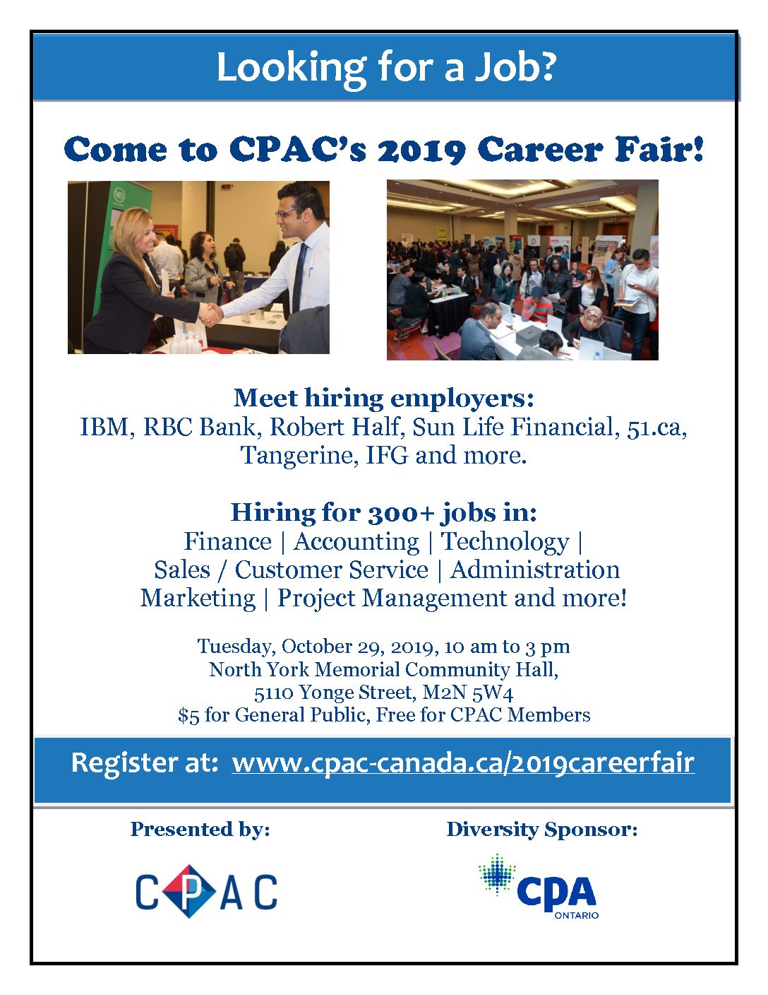 CPAC 2019 Career Fair – Next Stop Canada