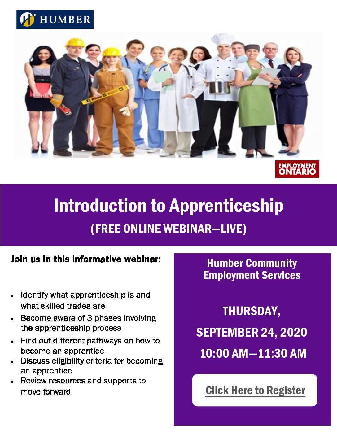Introduction to Apprenticeship, September 24, 2020 – Next Stop Canada